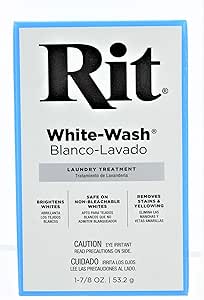 Amazon.com: Rit Powder White Wash 1 7/8 Ounces : Health & Household