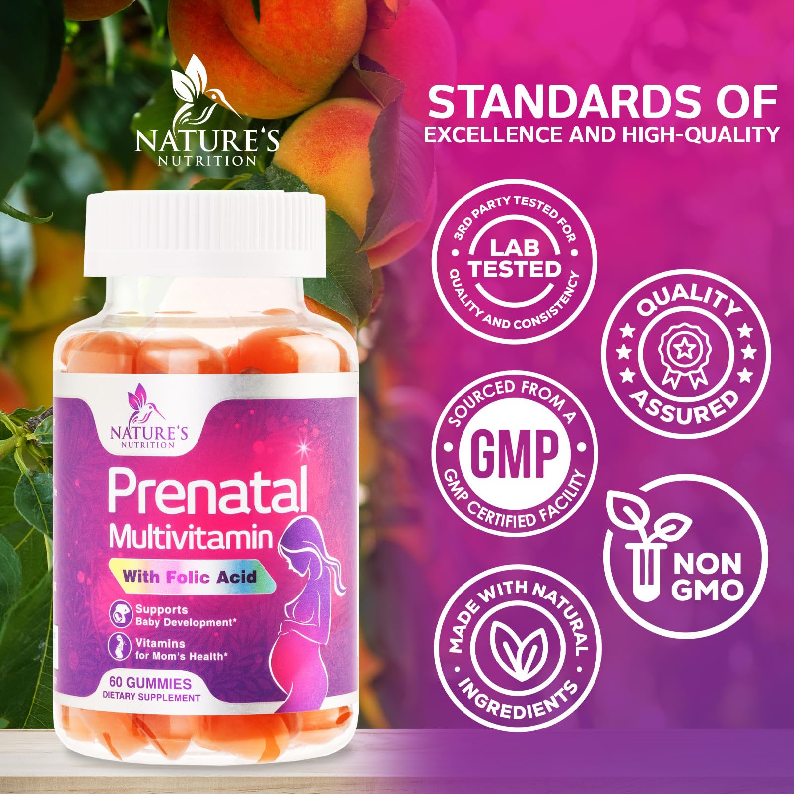 Mua Prenatal Vitamins for Women 1335mcg - Pregnancy Vitamins Gummies ...