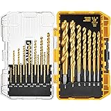 DEWALT Juego de Brocas de Titanio 14 Piezas DW1341 G : Amazon.com.mx ...