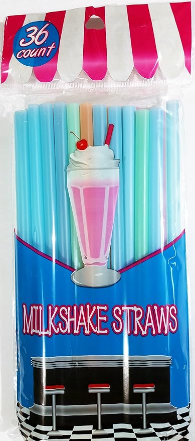 Amazon.com: Milkshake Straws, 36 Count: Health & Personal Care