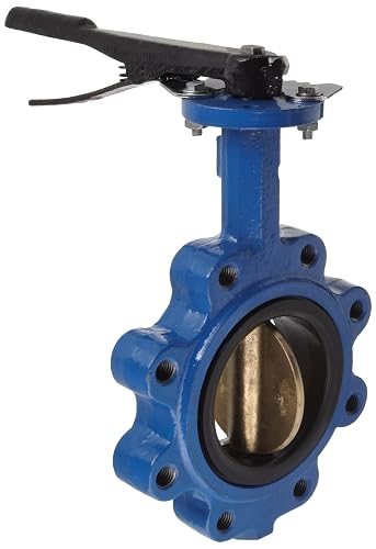 Dixon BFVL400 Ductile Iron Threaded Lug Style Butterfly Valve with ...