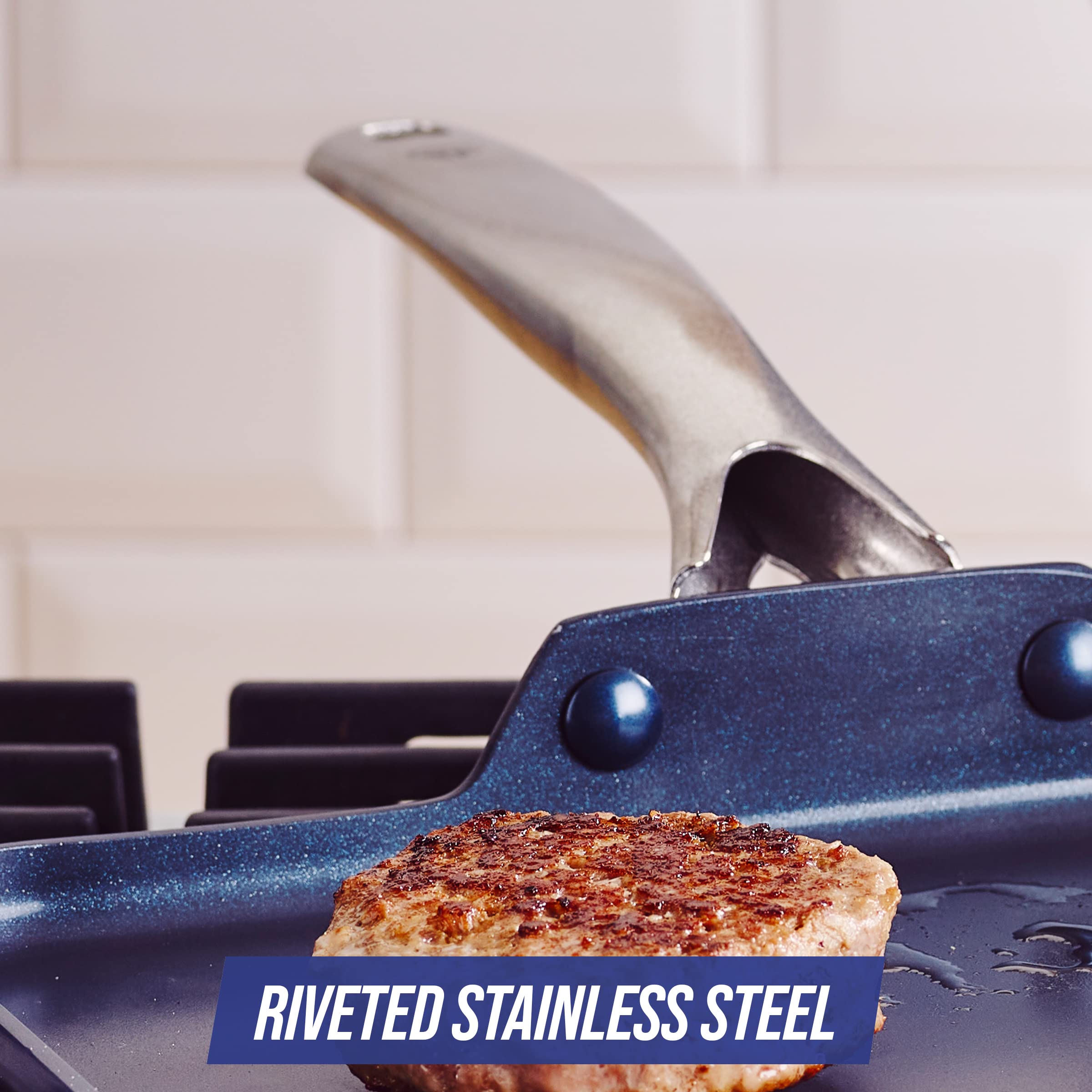 Mua Blue Diamond Cookware 11" Griddle Pan, Diamond Infused Healthy ...