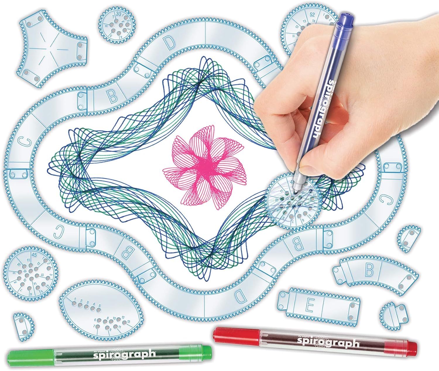 Spirograph Super Kit 75 Acce Bigamart