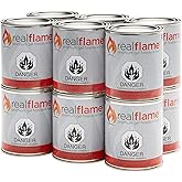 Amazon.com: Real Flame Gel Fuel Cans - 24-Pack - Gelled Isopropyl ...