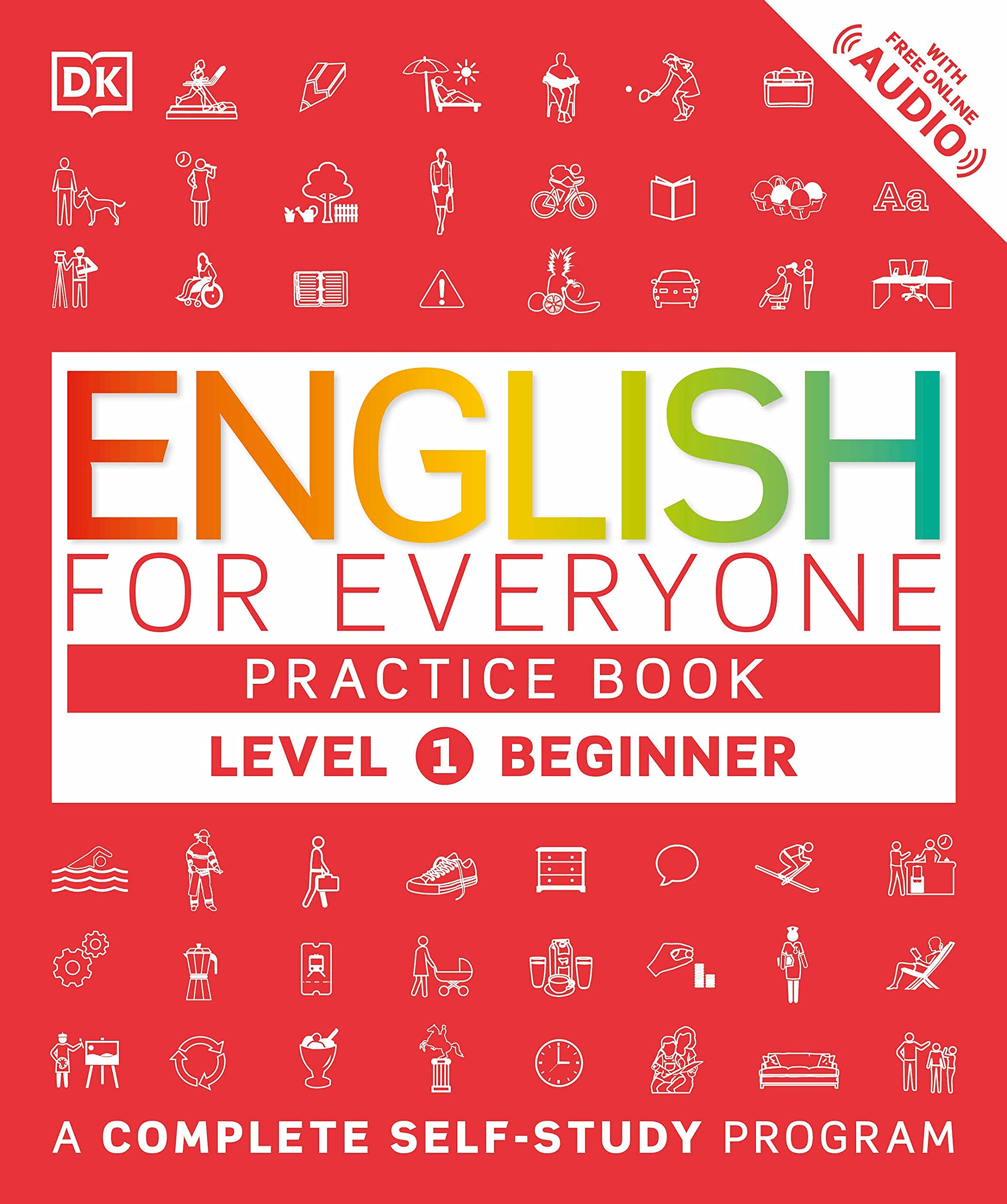 English For Everyone Level 1 Practice Book Beginner English ESL 