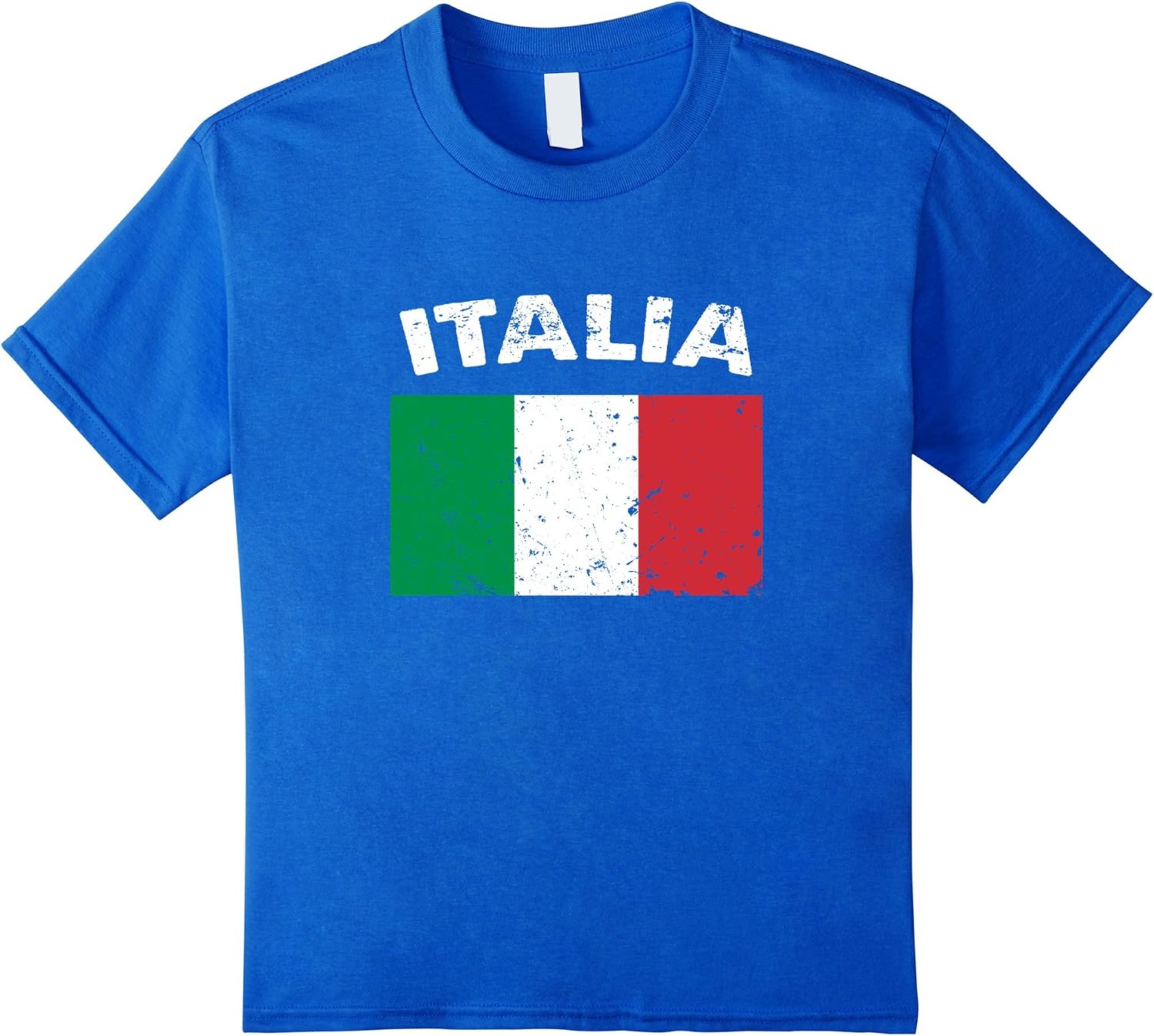 Amazon.com: Italy Italian Flag T-Shirt Distressed Italia Tricolore Tee ...