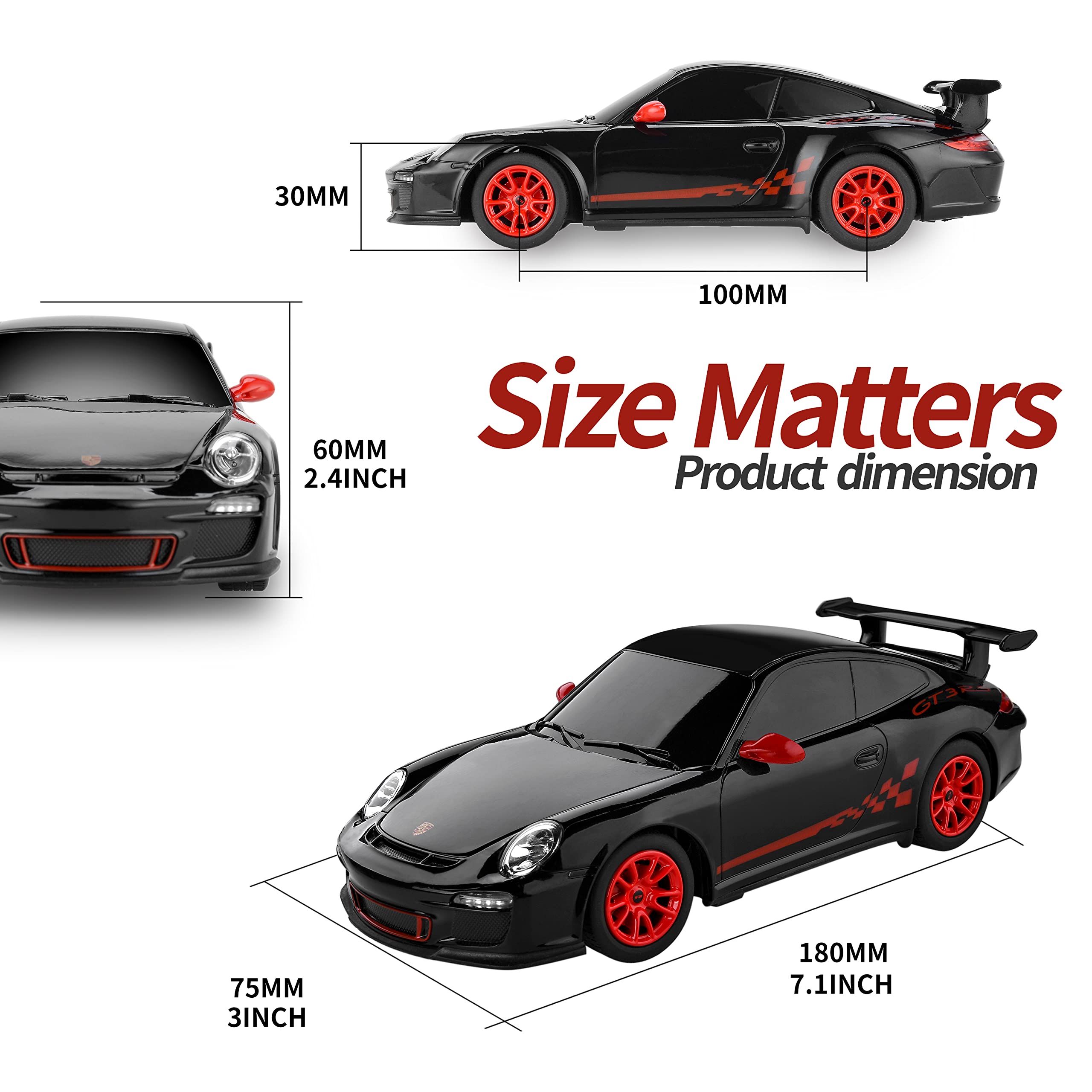 Mua BEZGAR Porsche Remote Control Car - Officially Licensed Porsche 911 ...