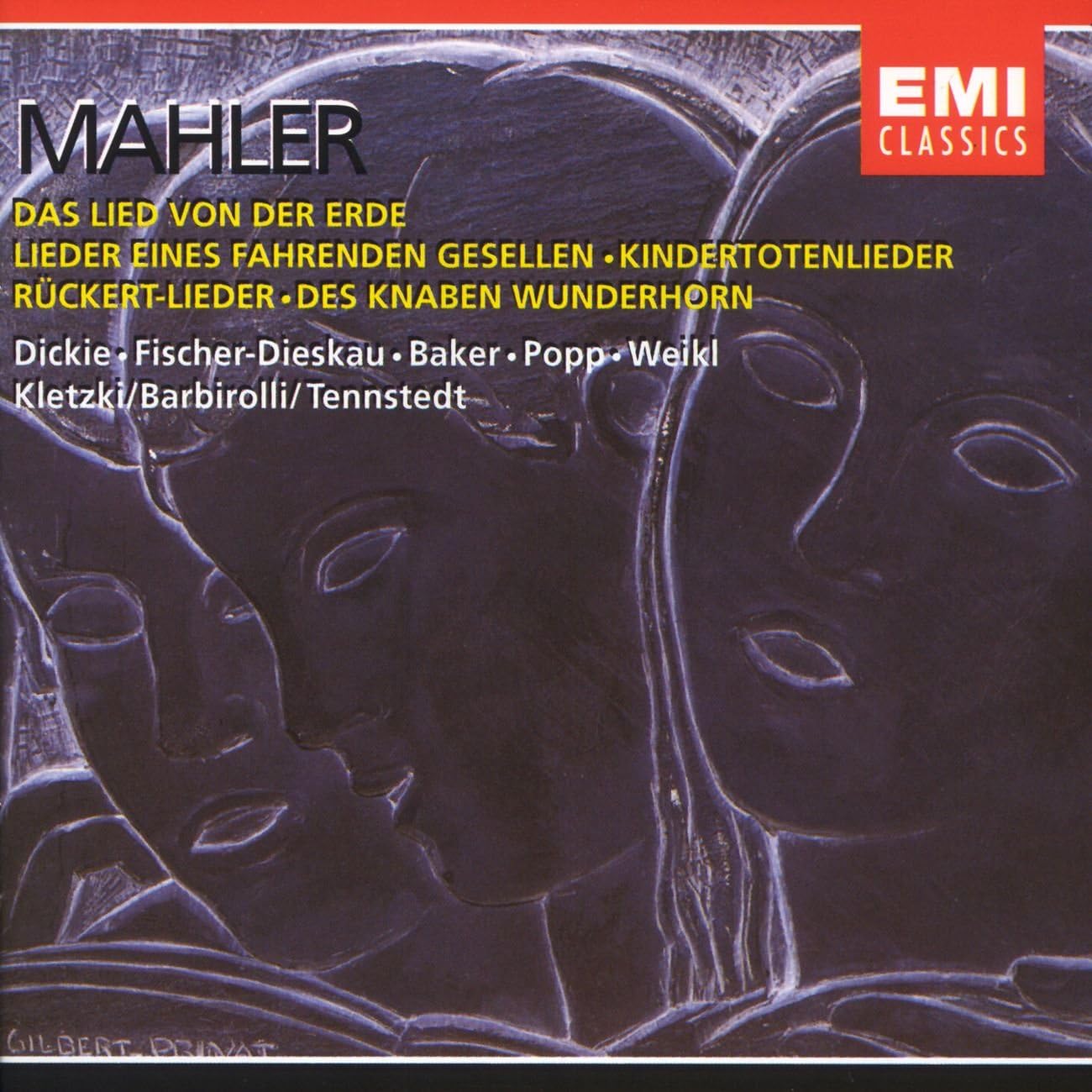 Mahler: Lieder - Mahler, Gustav, Kletzki, Paul, Barbirolli, Sir John ...
