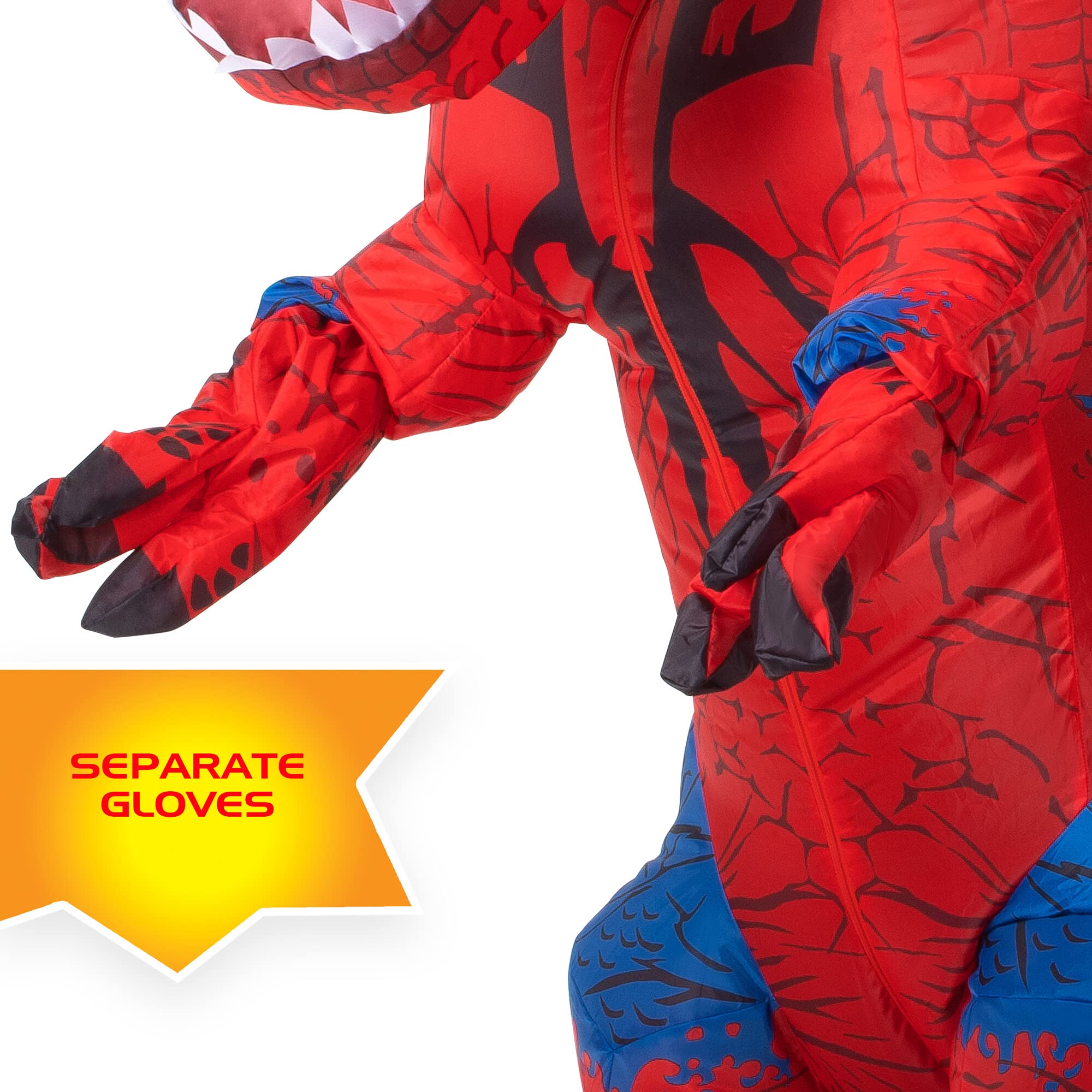 Mua MARVEL Spider-Rex Adult Inflatable Costume - Inflatable Jumpsuit ...