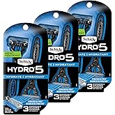 Amazon.com: Schick Hydro 5 Disposable Razor for Men with Hydrating Gel ...