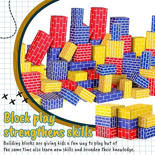 Large Cardboard Construction Blocks Easy DIY Toys Recycled Building