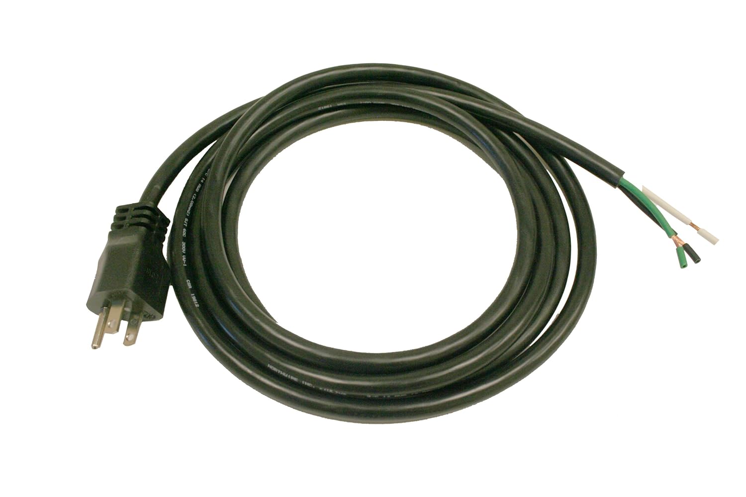 Amazon.com: Interpower 71804000250 North American Power Cord, NEMA 5-15 ...