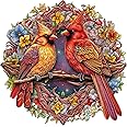 Amazon.com: Wooden Puzzles for Adults, Wooden Cardinal Puzzle, 300 ...