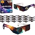 Amazon.com: Helioclipse [25 Pack] Solar Eclipse Glasses Nasa Approved ...