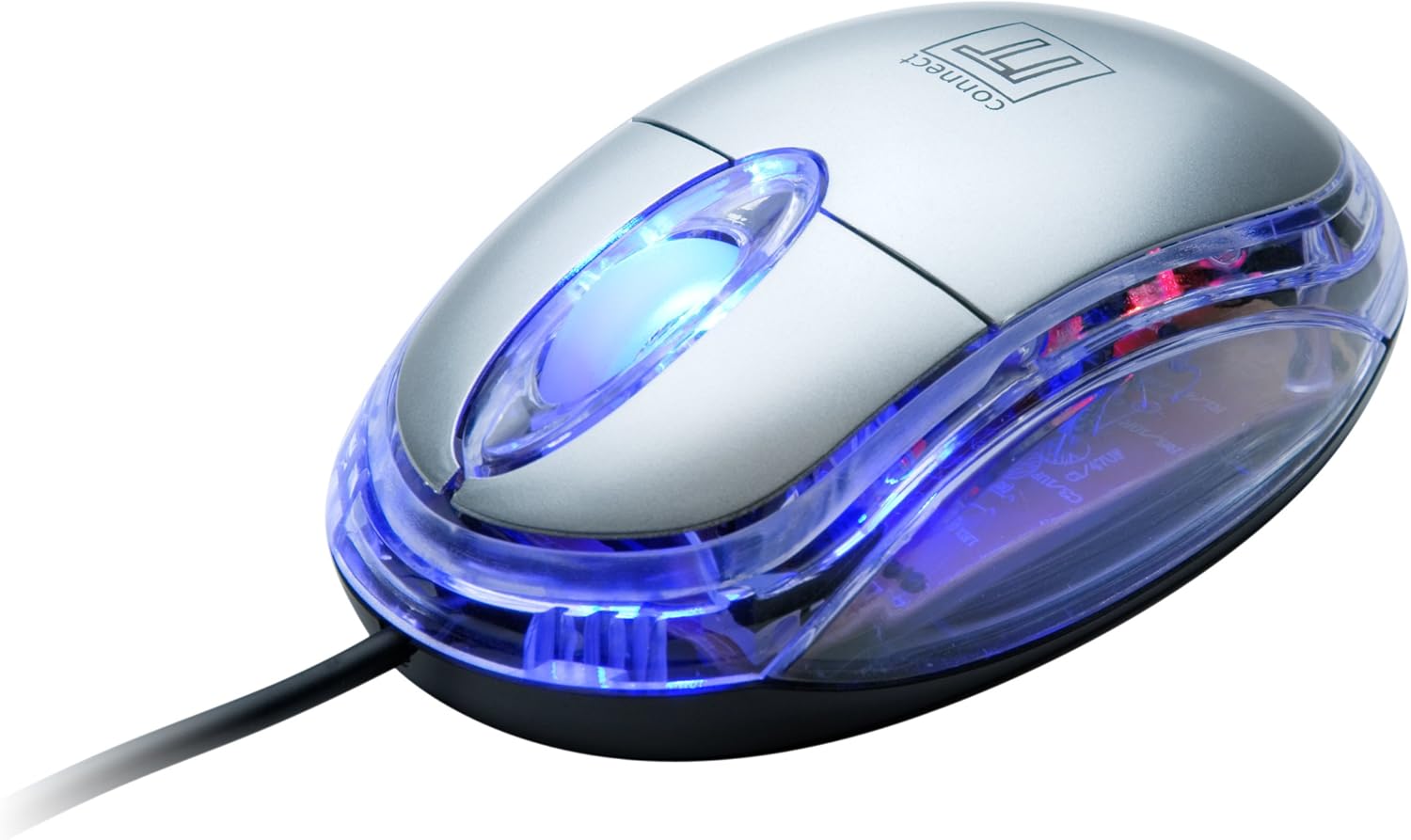 Connect IT Leuchtende optische Maus in Silber: Amazon.de: Computer ...