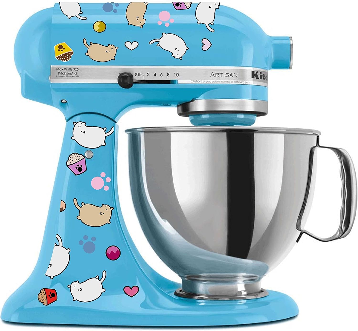 Amazon.com: Cats and Treats Mixer Decal Set (Print): Kitchen & Dining