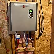 Rheem RTEX-24 24kW 240V Electric Tankless Water Heater, Gray - - Amazon.com