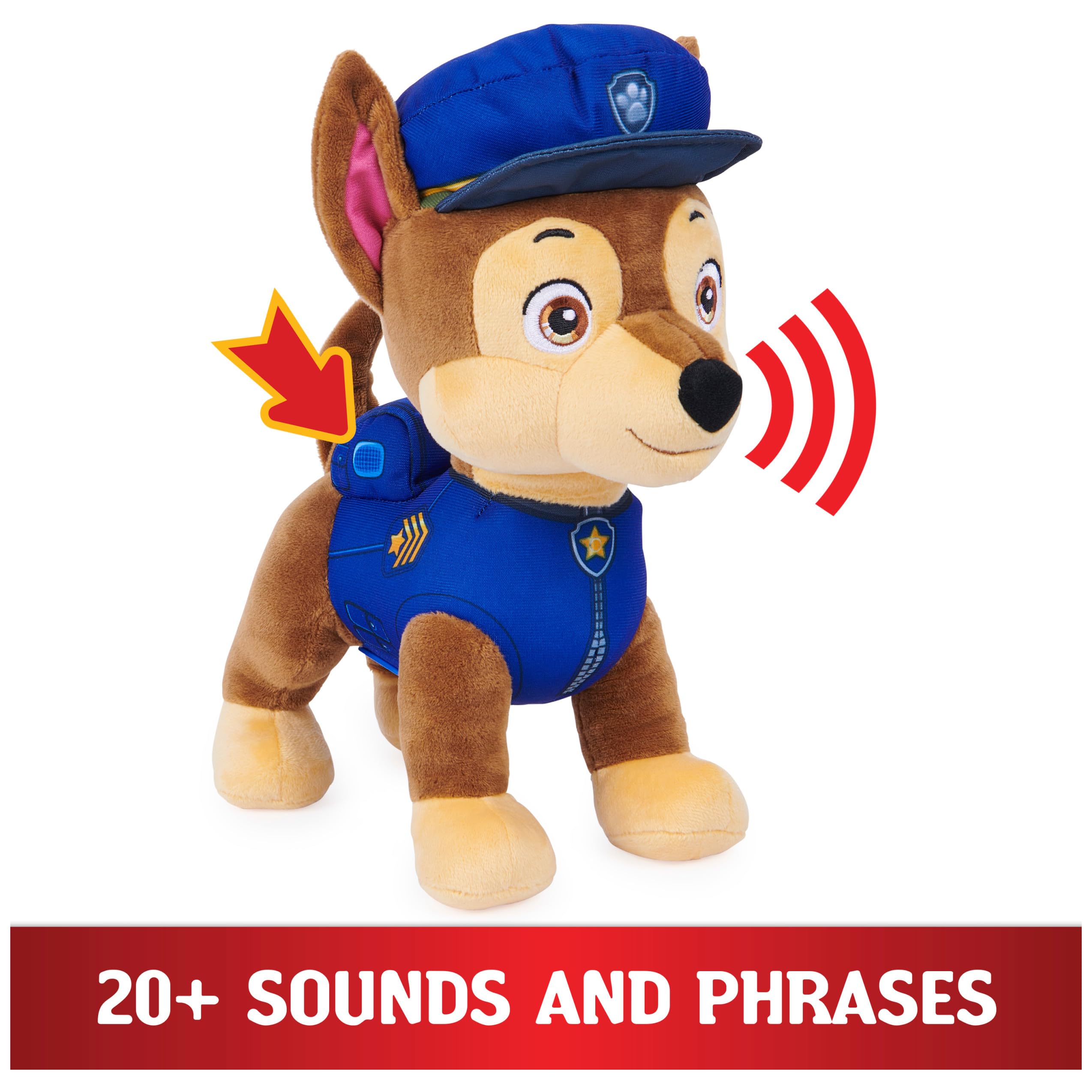 Mua Paw Patrol, Talking Chase 12-Inch-Tall Interactive Plush Toys with ...