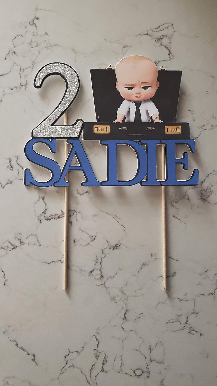 Amazon.com: Boss baby cake topper boss baby party decor: Handmade