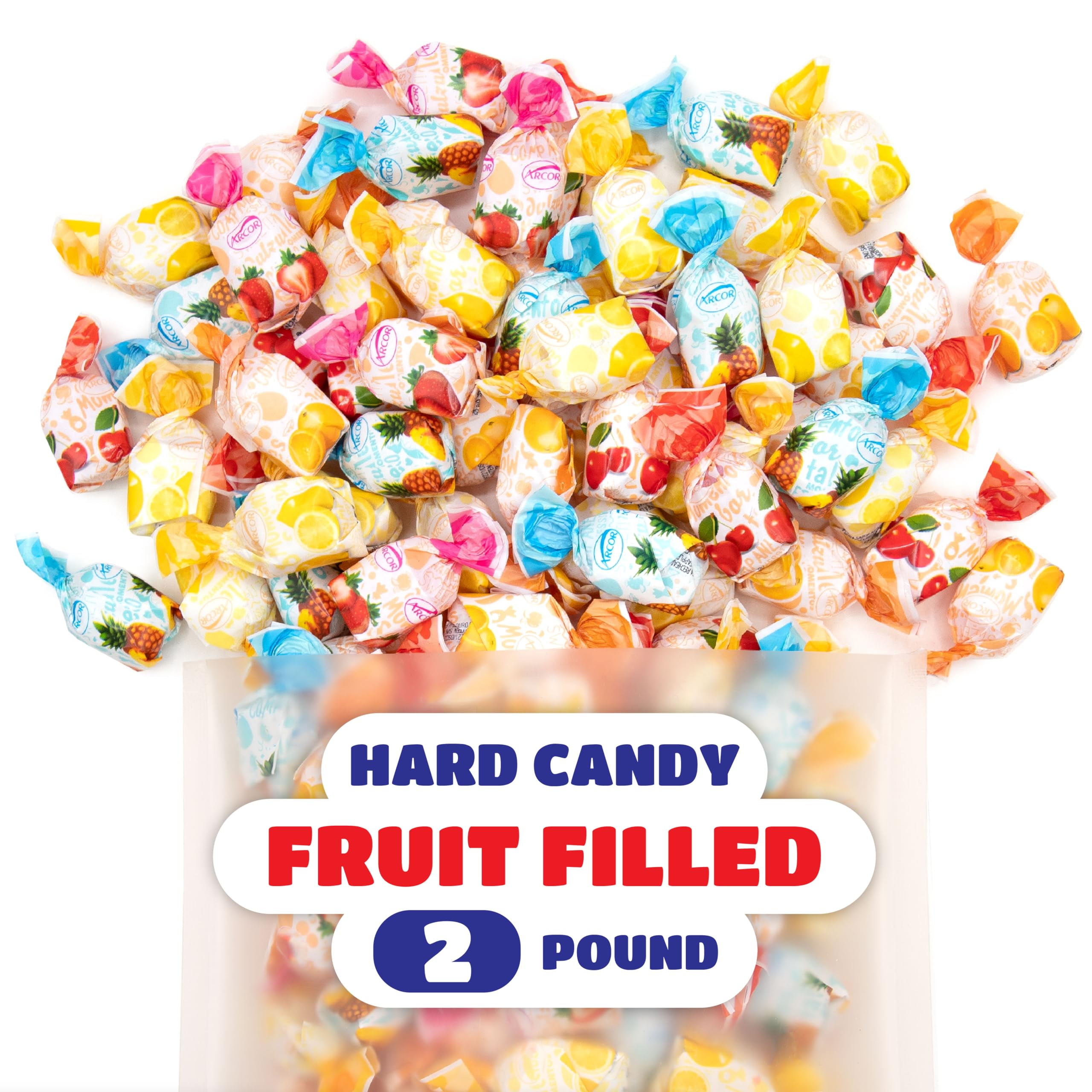 Mua Arcor Fruit Filled Hard Candy - 2 Pound Bulk Bag - Bon Bons Candy ...
