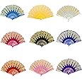 Amazon.com: JVHGUBAY 9PCS Spanish Folding Retro Pattern Hand Fan for ...