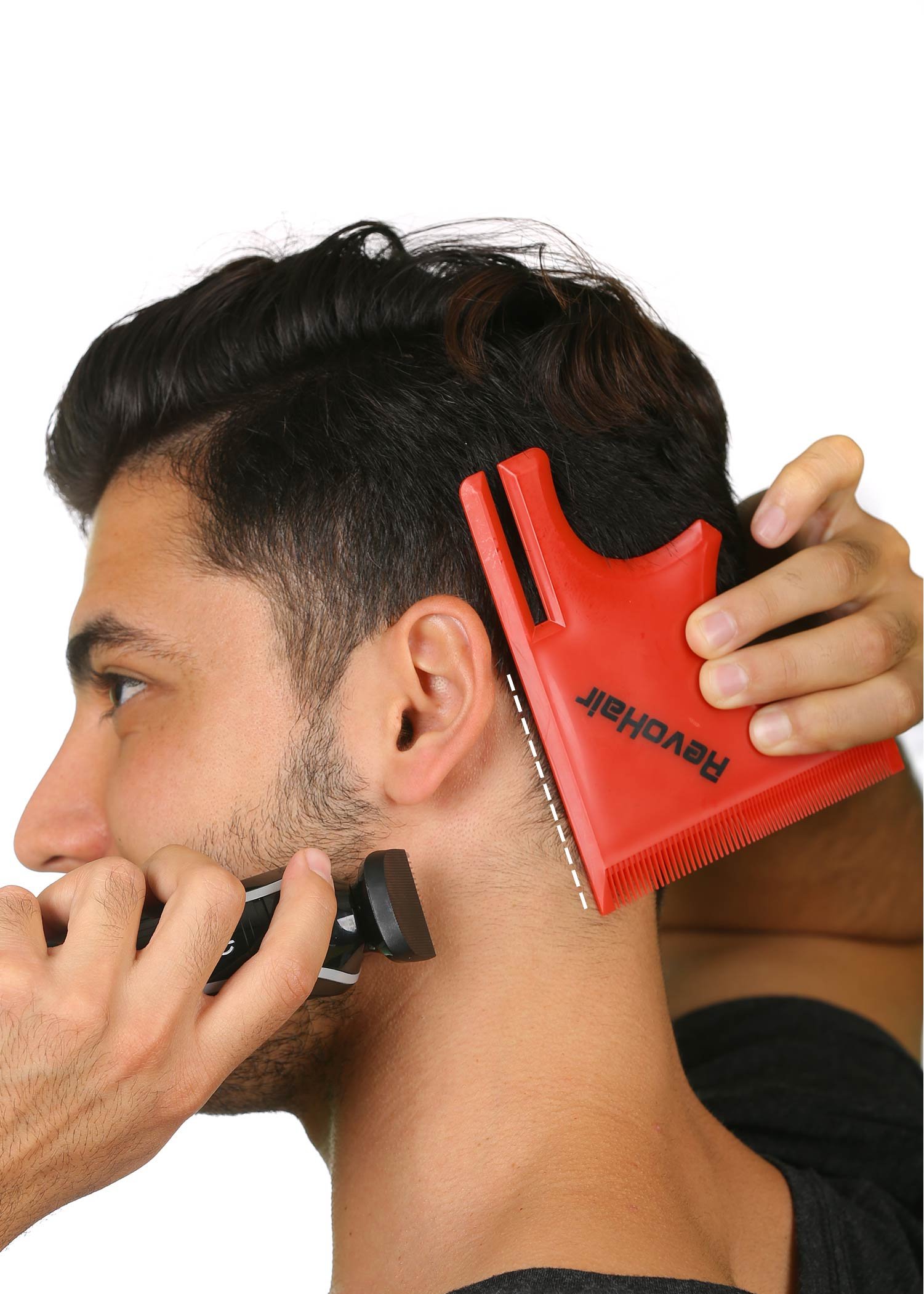 Hairline Cutting Tool Multi Curve Haircut Template Guide Beard Comb For 