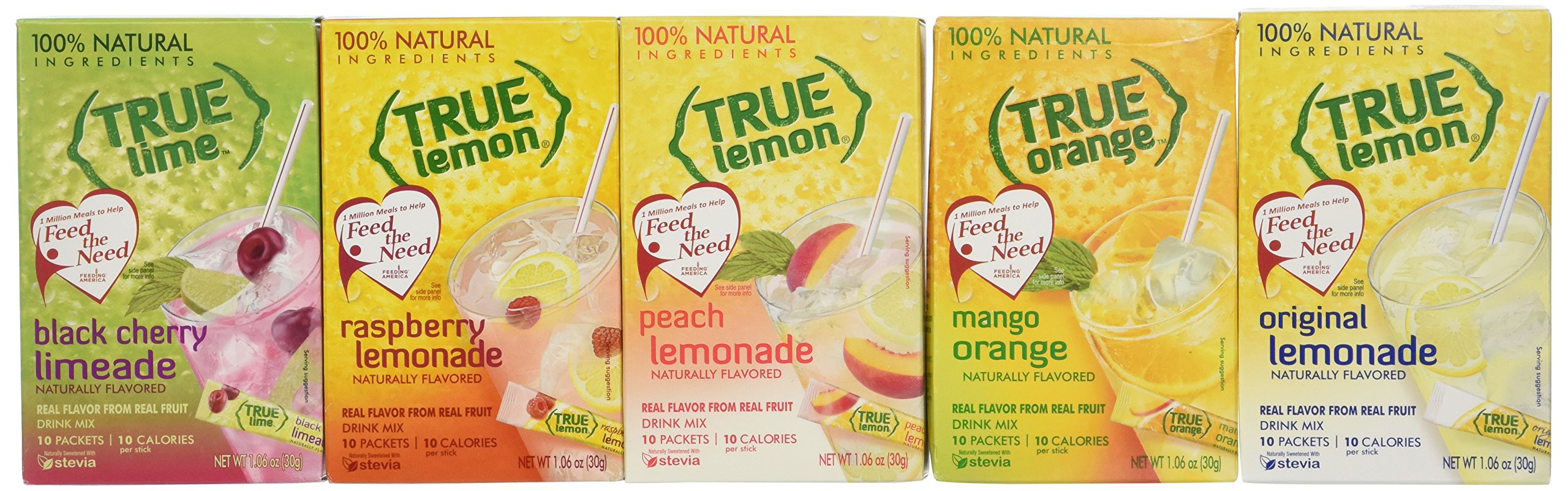 Amazon.com : True Lemon, Lime, Orange & Grapefruit 32ct Boxes Sampler ...