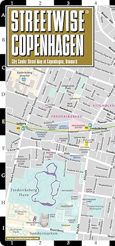 Streetwise Copenhagen Map - Laminated City Center Street Map of ...