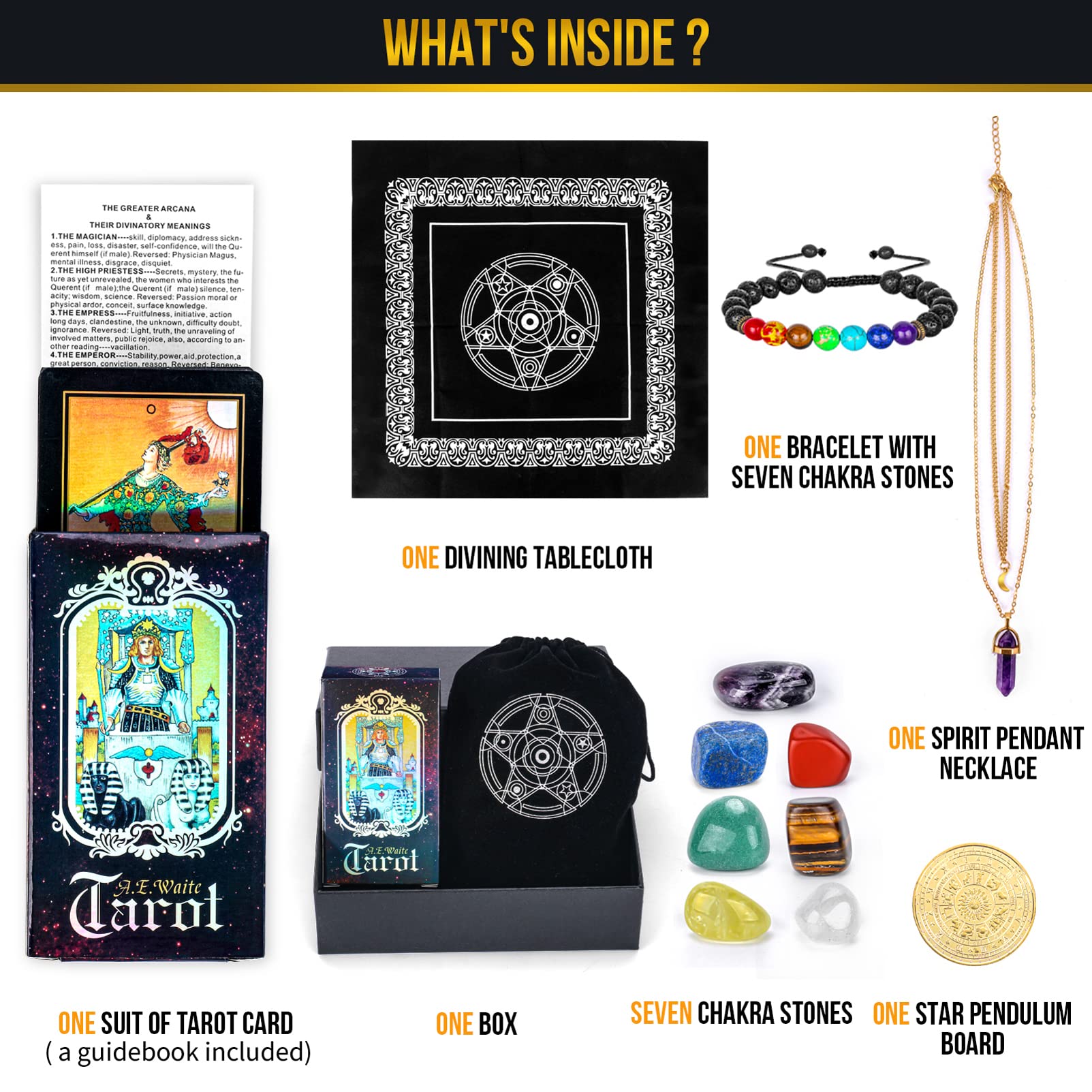 Mua Roxiuc Tarot Cards Set Deck with Guidebook-Tarot Cards Fortune ...