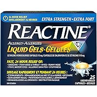 Reactine Extra Strength Antihistamine Liquid Gel Pills - 10mg ...