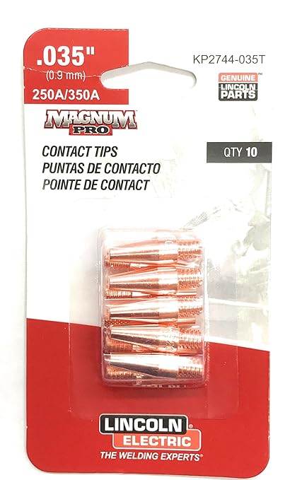 Lincoln Electric Co Tip Contact 350A Tapered .035 (0.9Mm) 10/Pk: Amazon ...