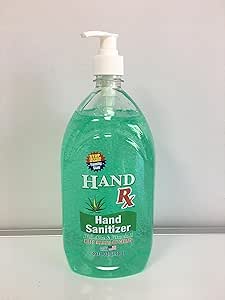 Amazon.com: Rx Hand Sanitizer with Aloe & Vitamin E 40 floz. (1.18 L ...
