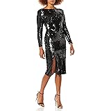 Amazon.com: Dress the Population Women's Emery Long Sleeve Stretch ...