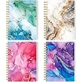 Amazon.com : HIBOX 4PCS Mini Spiral Notepads A6, Marbleized Pocket ...