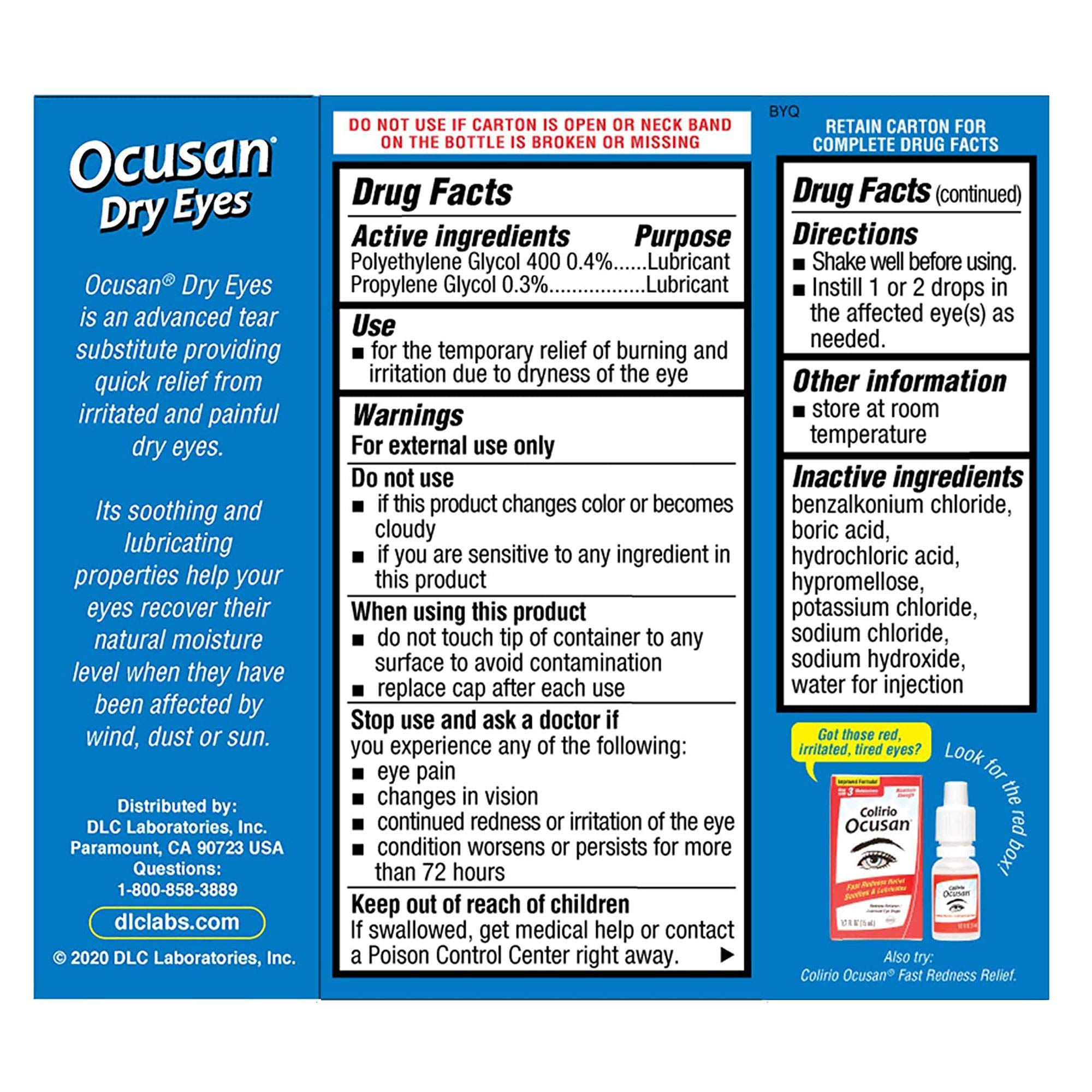 Mua Eye Drops for Dry Eyes - Lubricating Artificial Tears to Relieve ...