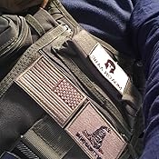 Amazon.com: Bundle 8 Pieces Tactical Military Morale Patch Set,USA Flag ...