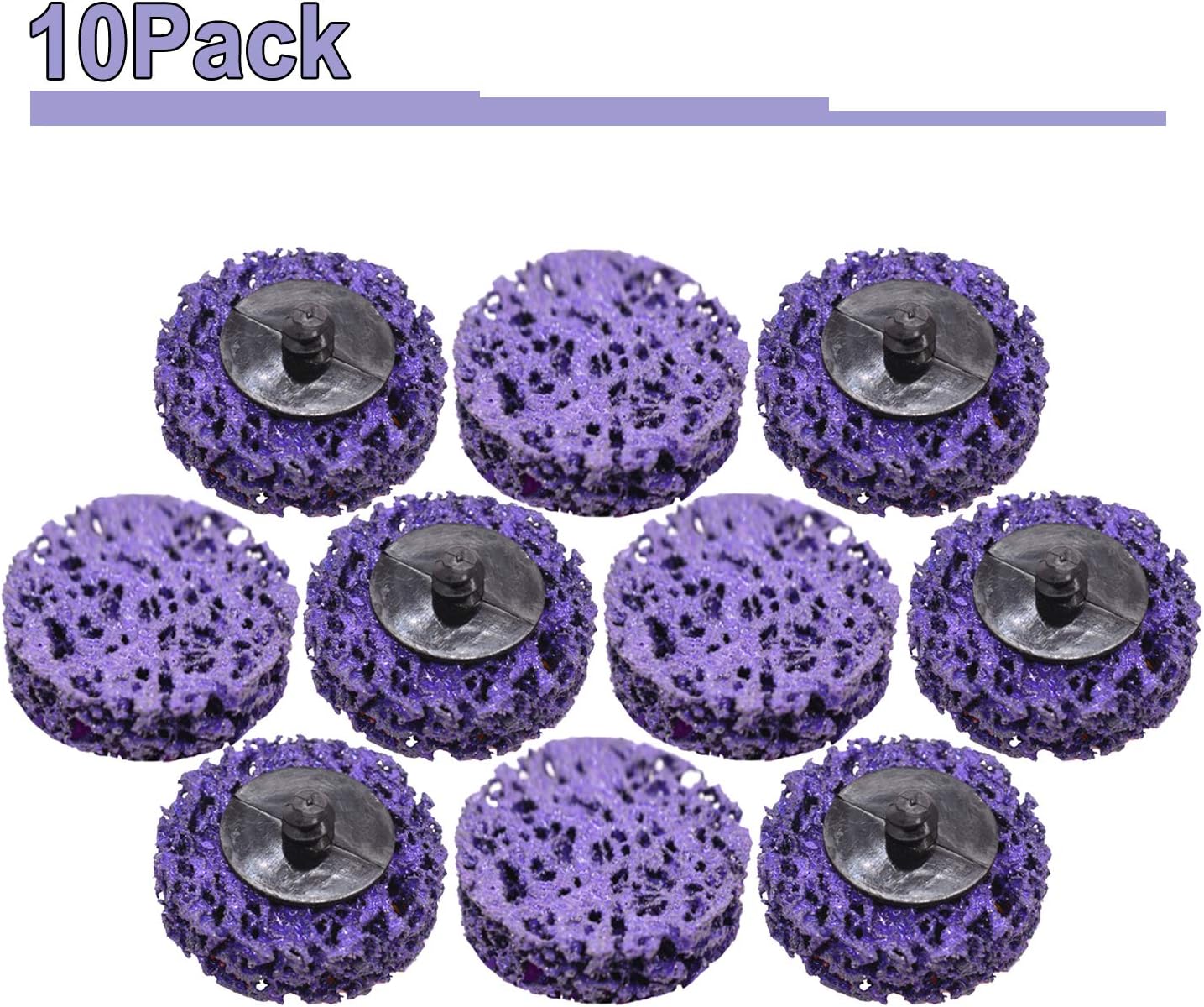 10 PCS Roloc Strip Disc Rust Removal Wheel Surface Conditioning Rust ...