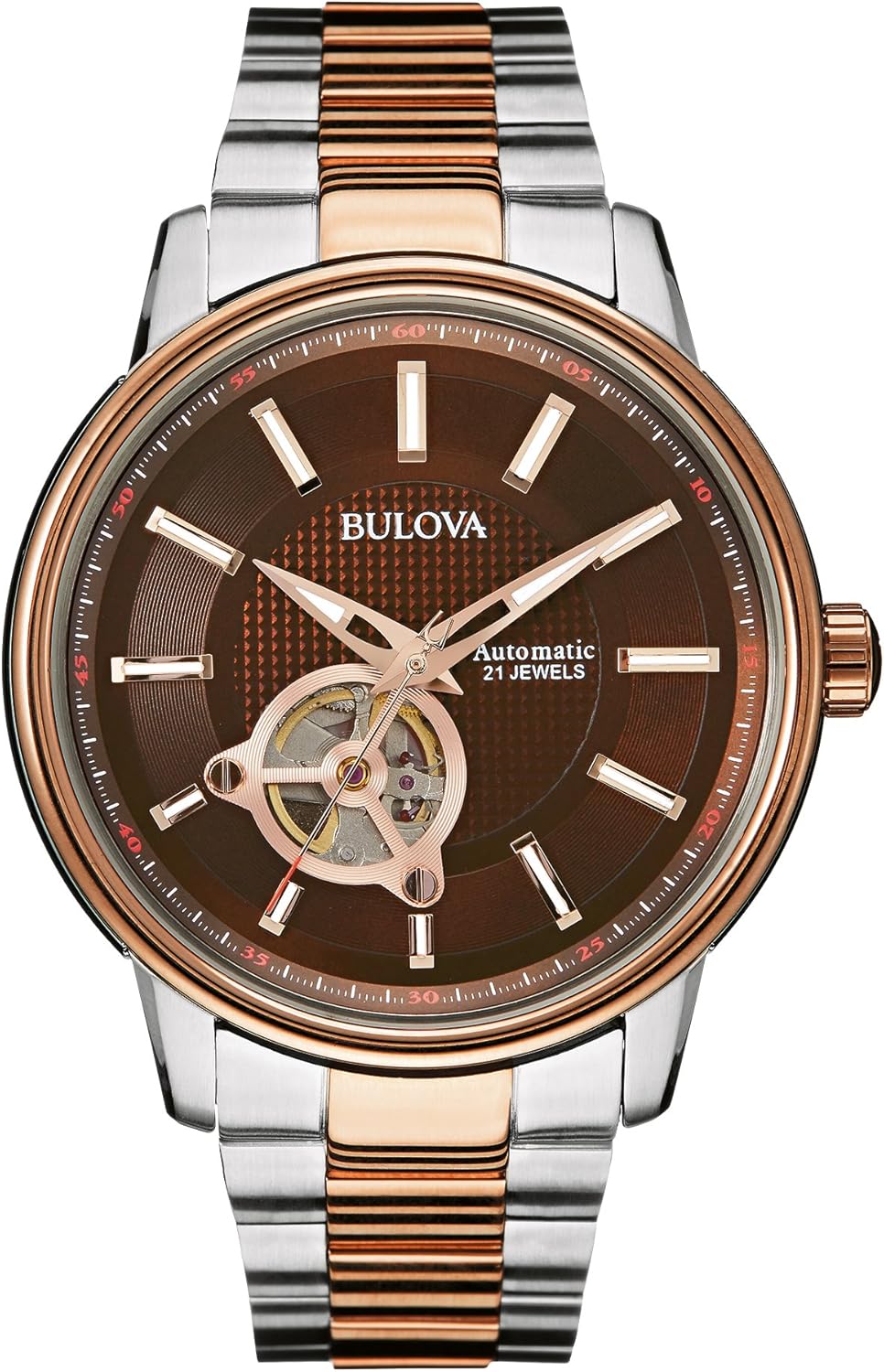 Bulova Men's Designer Automatic Self Winding Watch Stainless Steel- Two ...