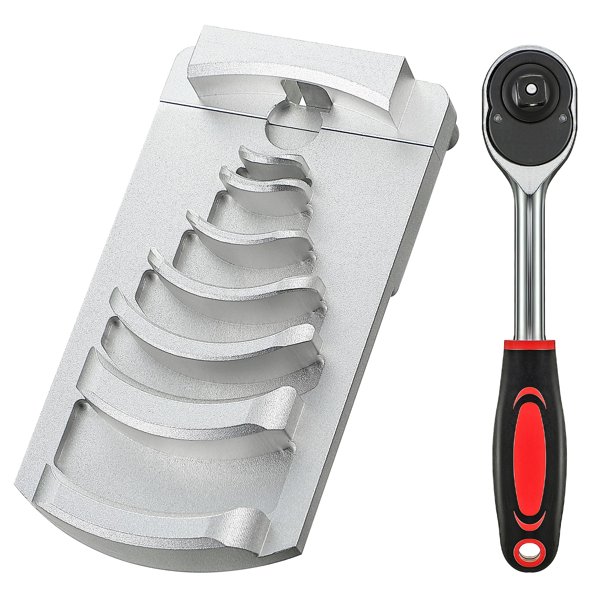 Saillong PVC Deburring Tool and Ratchet Socket Wrench Combo, Plastic ...