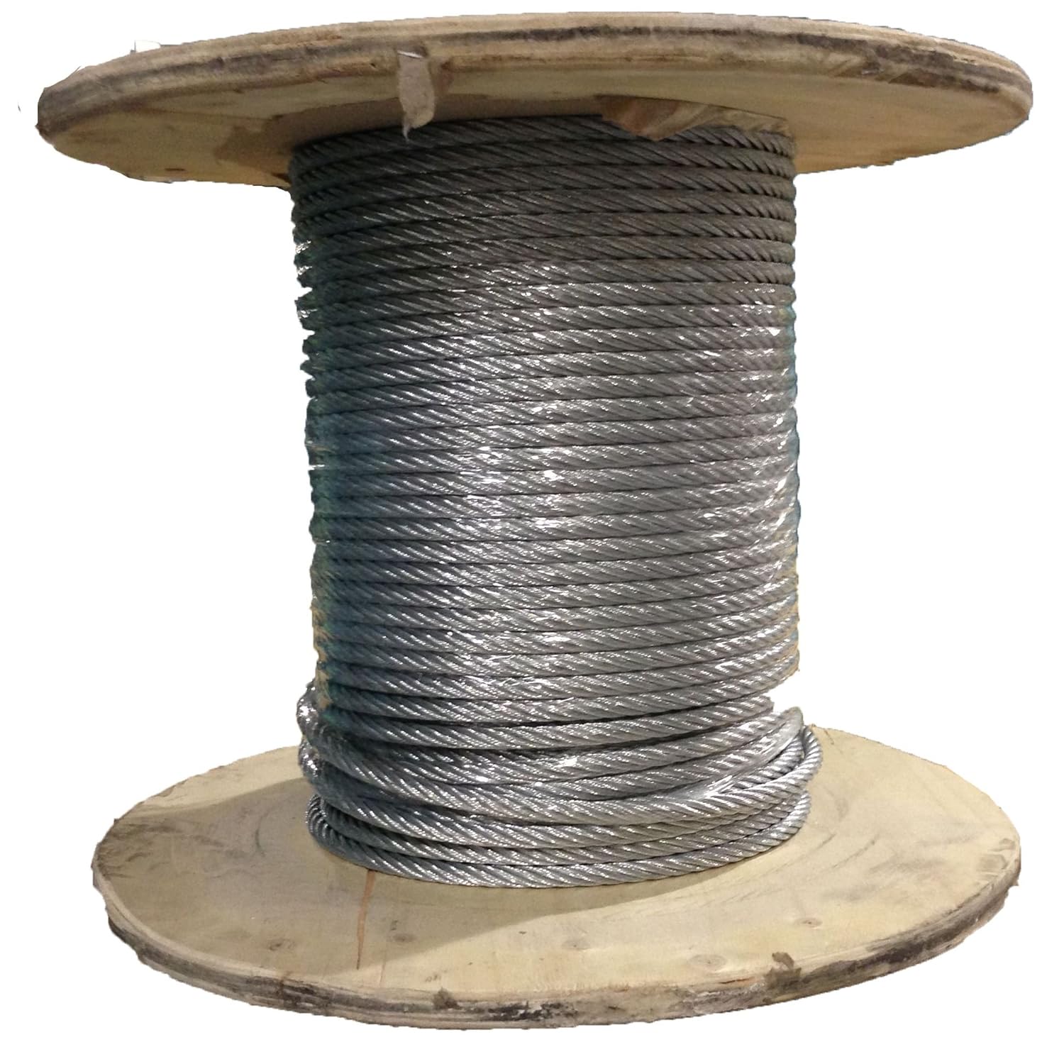 3/8 7x19 Galvanized Aircraft Wire Rope Cable 500' Reel: Amazon.com ...