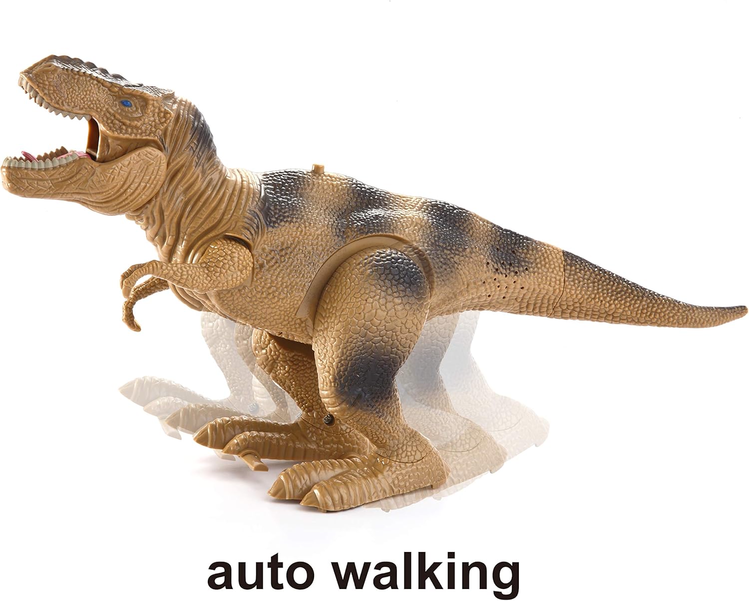 JOYIN 2 in 1 Dinosaur Realistic Walking T-rex Toy Electronic and ...
