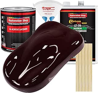 Amazon.com: Restoration Shop - Royal Maroon Acrylic Lacquer Auto Paint ...