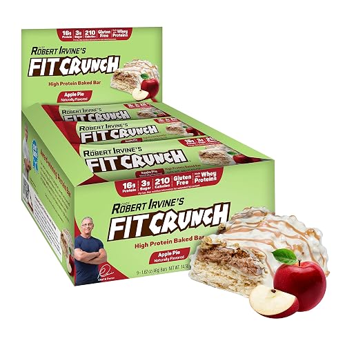 FITCRUNCH Snack Size Protein Bars, 6-Layer Baked Bar, 3g of Sugar ...