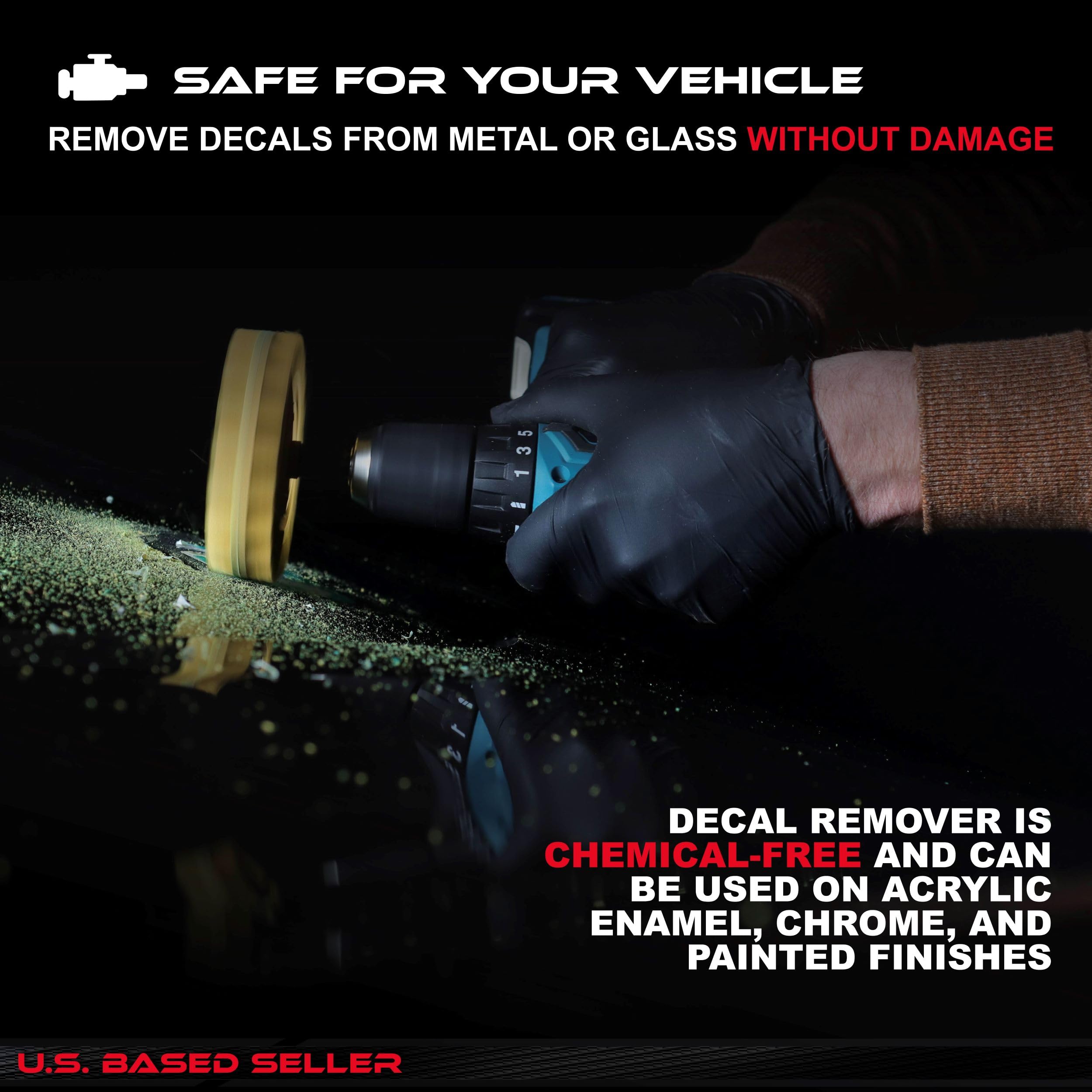 Mua ABN Rubber Eraser Wheel with Drill Adapter 1-Pack – Pinstripe ...