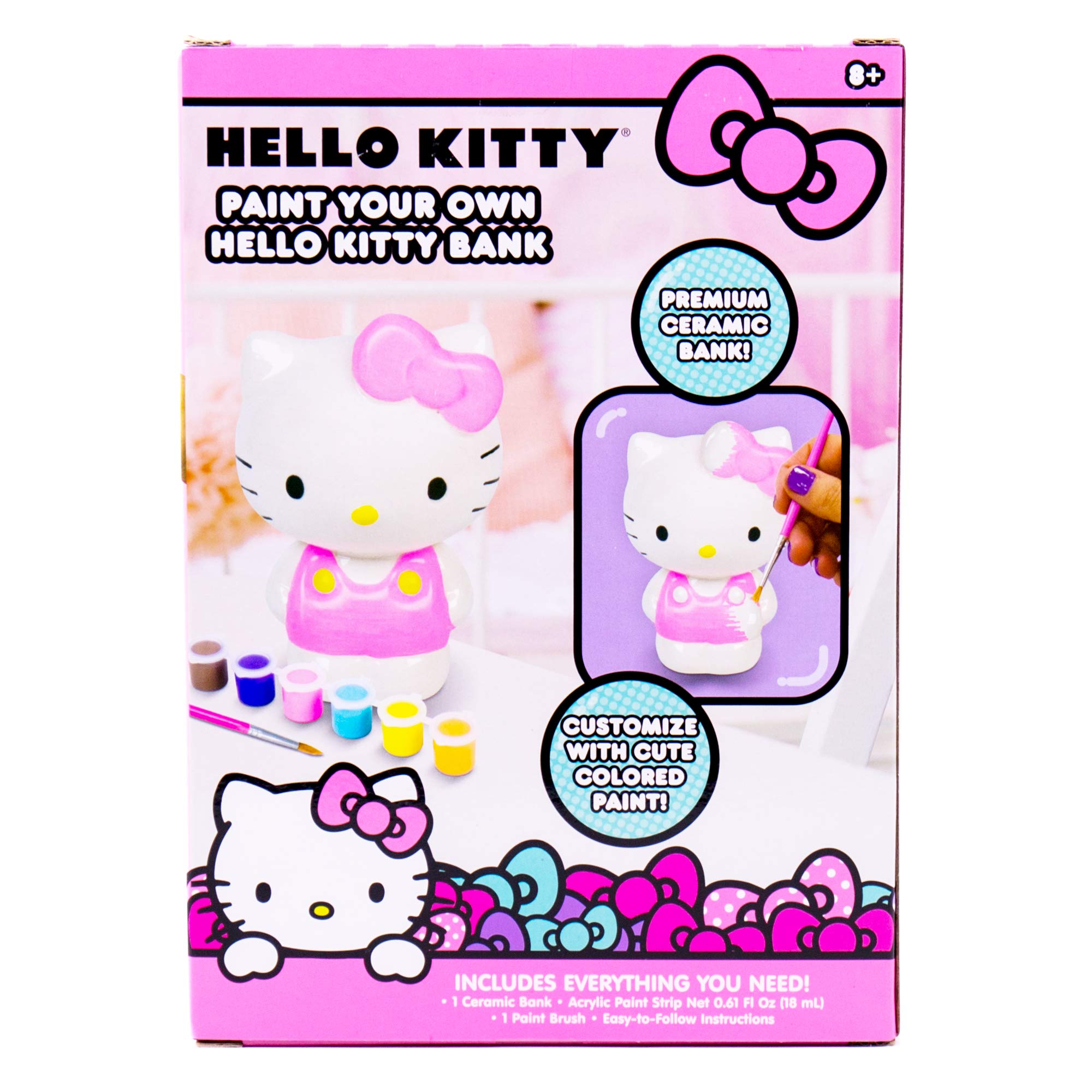 Mua Hello Kitty Paint Your Own Piggy Bank, DIY Coin Bank for Kids ...