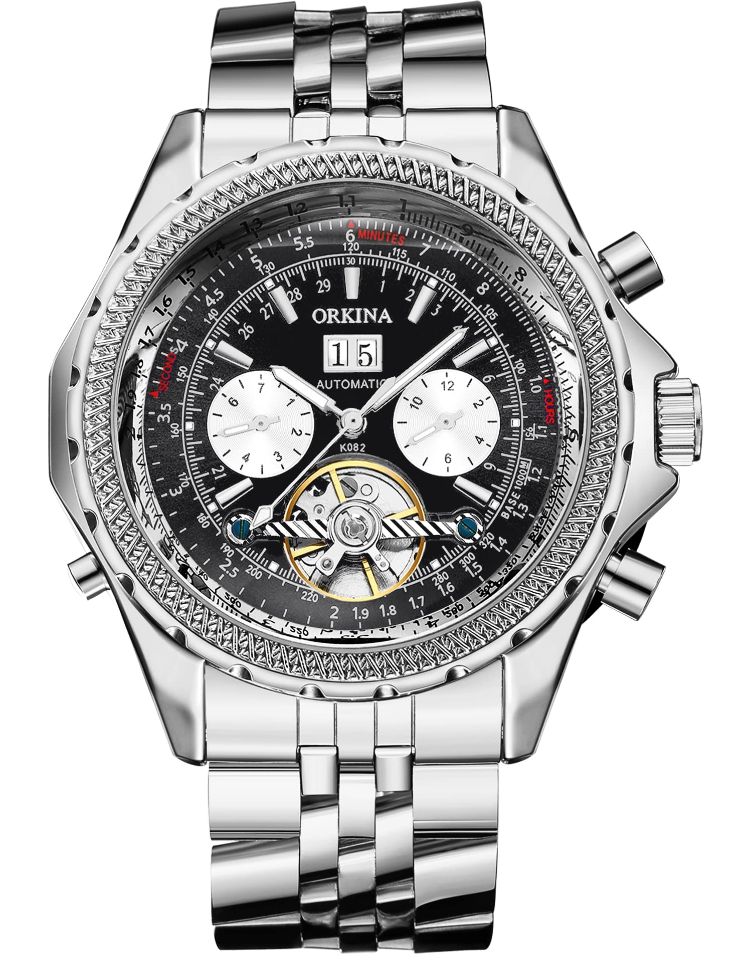 Mua ORKINA Mens Luxury Mechanical Tourbillon Multifunctional Watches ...