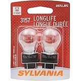 Amazon.com: SYLVANIA - 4157NA Long Life Miniature - Amber Bulb, Ideal for Parking, Side Marker ...