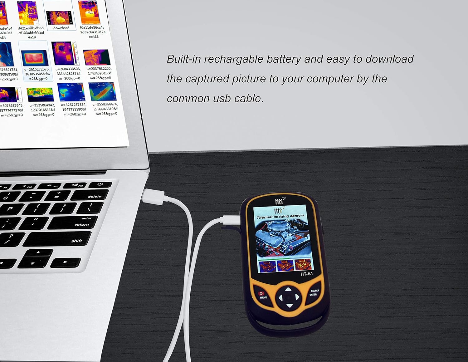 Thermal Imaging Camera, Portable Infrared Camera with 3.2″ full angle ...