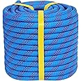 CRAYZA Double Braided Arborist Rigging Rope (1/2 in x 200 ft) Strong ...
