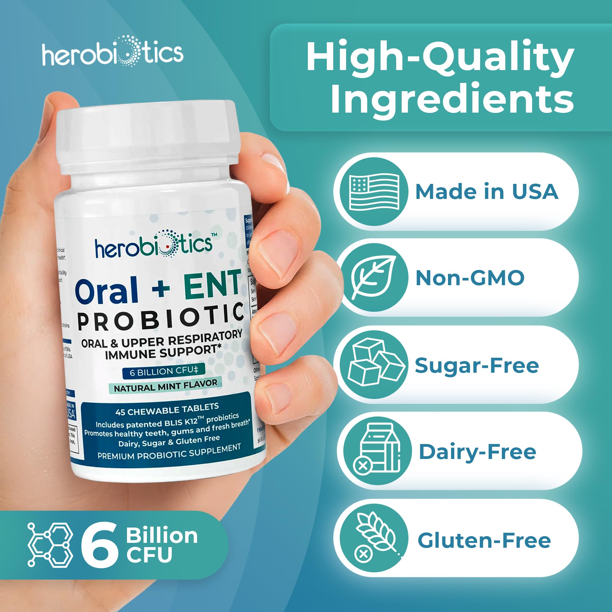 Mua Oral Probiotics for Better Breath, Gingivitis, Strep Throat, Tonsil ...
